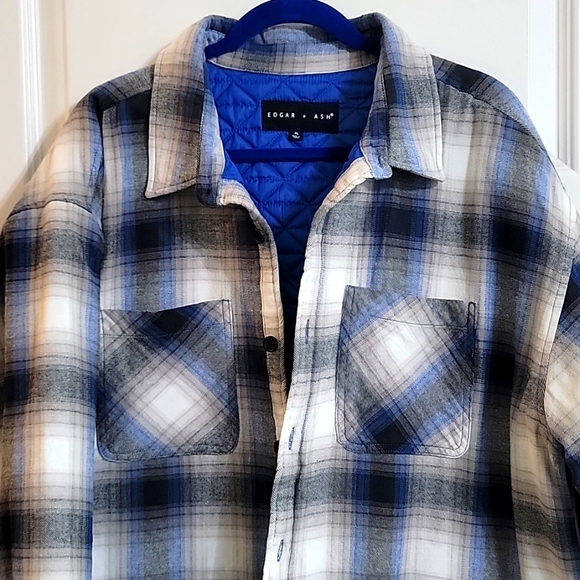 Edgar + Ash | Jackets & Coats | Edgar Ash Flannel Lined Jacket Mens Xl ...